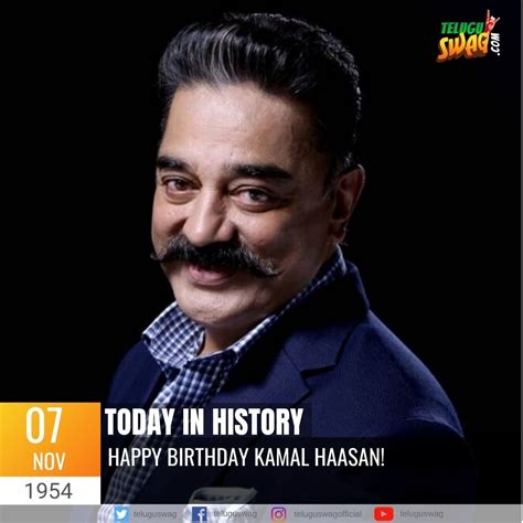 Happy Birthday Kamal Hassan Telugu Swag