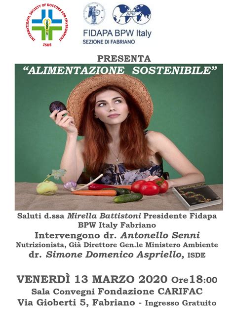 Alimentazione Sostenibile Isde Italia Isde Italia