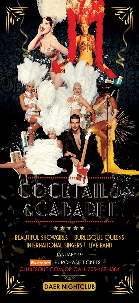 Cocktails And Cabaret Clubesque