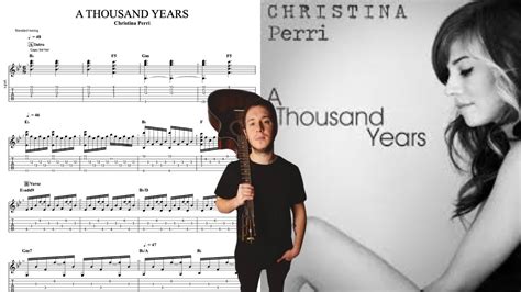 Christina Perri A Thousand Years Guitar Cover Play Along Tab