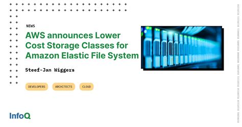 AWS Announces Lower Cost Storage Classes For Amazon Elastic File System InfoQ