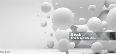 크기가 다른 분홍색 구체가 있는 추상적인 배경입니다 현대적인 배경 디자인 3d 렌더 구에 대한 스톡 사진 및 기타 이미지 구 원형 흰색 Istock