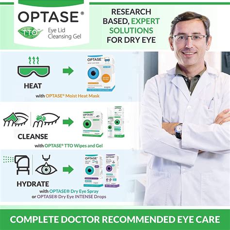 Optase Tto Eyelid Cleansing Gel Tea Tree Eyelid Cleanser For Dry Eyes