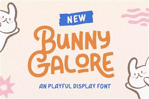 Bunny Galore Playful Display Dafont File