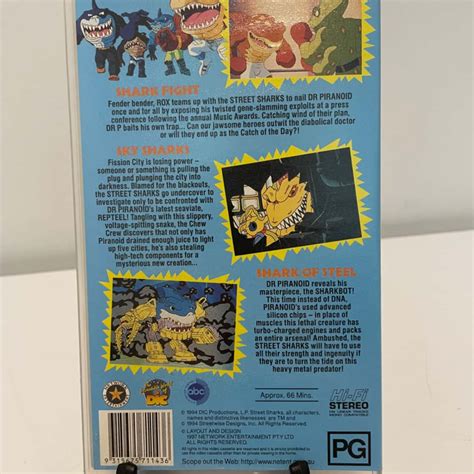 Street Sharks Shark Of Steel Vhss