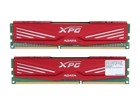 XPG V1 0 8GB 2 X 4GB DDR3 2133 PC3 17000 Desktop Memory Model