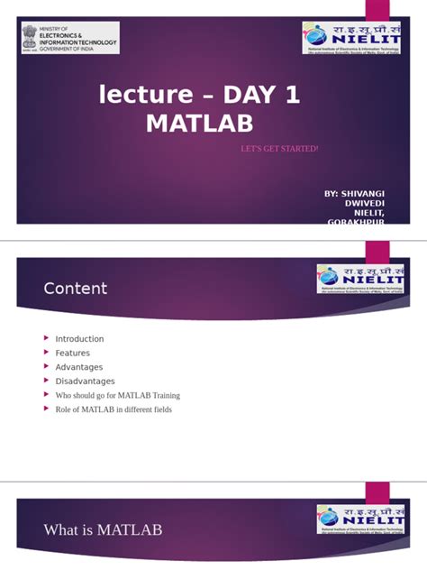 Matlab Lecture Day 1 Pdf