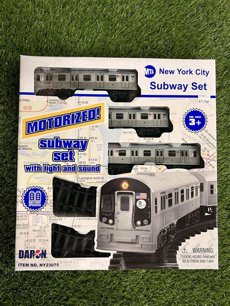 Mta 3 Piece Train Set W Track
