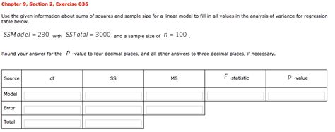 solved chapter 9 section 2 exercise 036 use the given