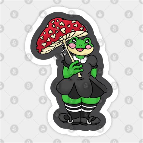 Thicc Frog Gf Frog Sticker Teepublic