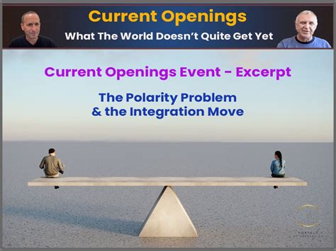 Current Openings Event Excerpt The Polarity Problem