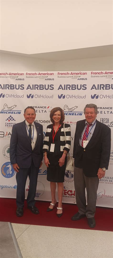 Robert Sherretta Attended A Full Day Business Summit At The French Embassy In Washington Last