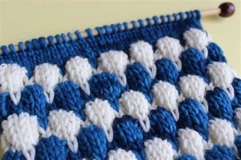 How To Knit The Bubble Stitch Pattern With Video Tutorial Studio Knit
