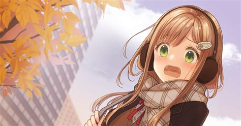 オリジナル 秋風のいたずら コトのイラスト Pixiv