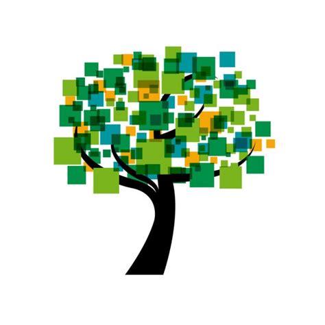 Icon Pixel Art Tree Pixel Art Tree Isolated Vector Icon — Stock