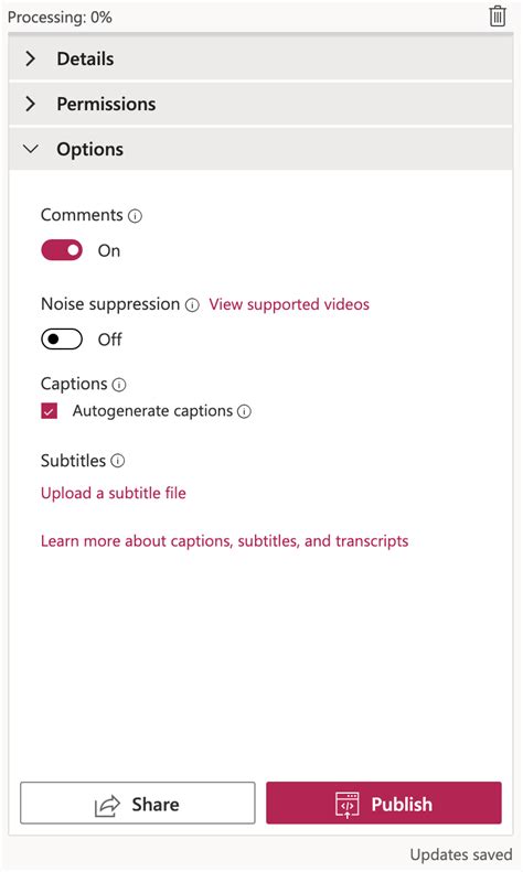 Upload Share Recordings And Generate Transcripts In Microsoft Stream Howto The Hyms Help Site