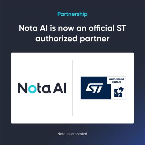 Nota Ai On Linkedin Notaai Netspresso Stmicroelectronics Stpartnerprogram… 13 Comments