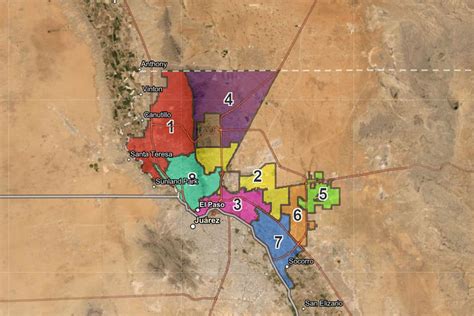 Future Voting Maps For El Paso City Council Districts Get Narrowed Down