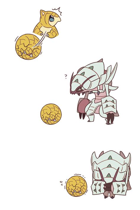 Golisopod And Sandshrew Pokemon Drawn By Ssalbulre Danbooru