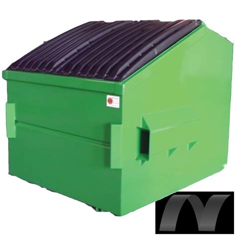 Front End Loader 8 Cubic Yard Slant Top Container Preferred Recycling