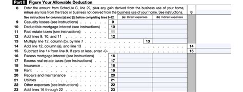 Irs Form 8829 Instructions Figuring Home Business Expenses