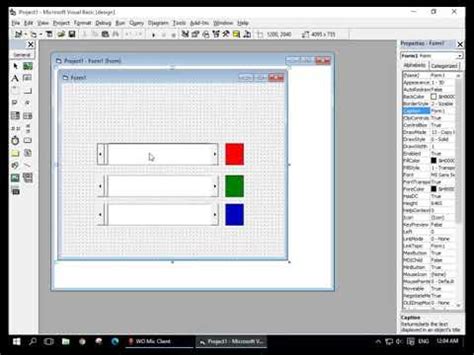 How To Use Hscroll In Visual Basic Youtube