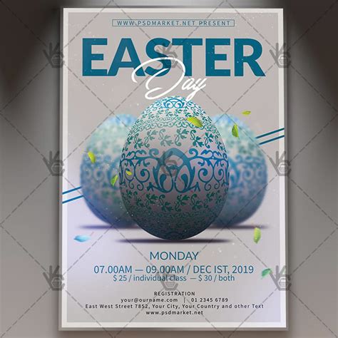 Easter Flyer Psd Template On Behance
