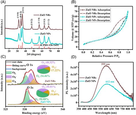 Characterization Results Of Zno Nanorods Nrs And Zno Nanoparticles Download Scientific