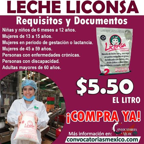Así puedes solicitar la LECHE LICONSA Estos son los Requisitos y el