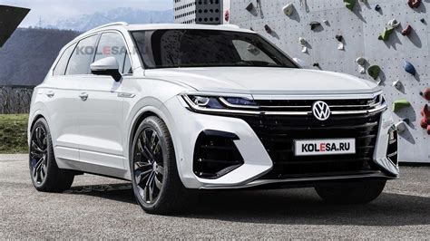 2023 Vw Touareg Facelift Rendered Based On The First Spy Photos