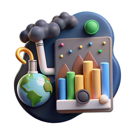 Extraordinary Creative Greenhouse Gas Emissions Chart Isolated Element Detailed 60677868 Png