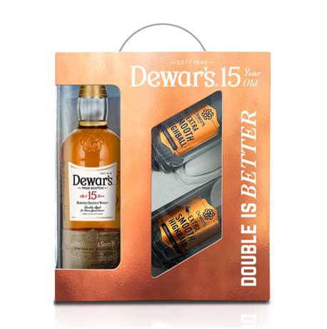 DEWAR’S 15 YEARS GIFT PACK WITH 2 HIGHBALL GLASSES – WineWarehouse