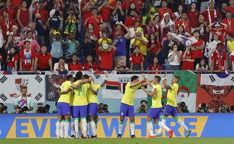 gol de Neymar Brasil goleia Coreia do Sul e avança para encarar