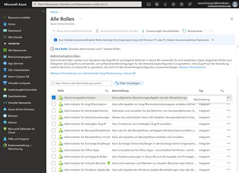 Rollen In Azure Und Azure Active Directory WindowsPro