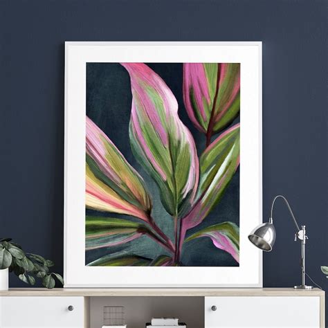 Tropical Plant Art Etsy