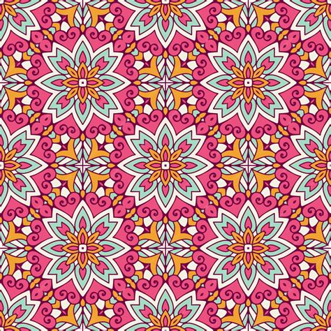 Premium Vector Decorative Geometric Tile Seamless Pattern