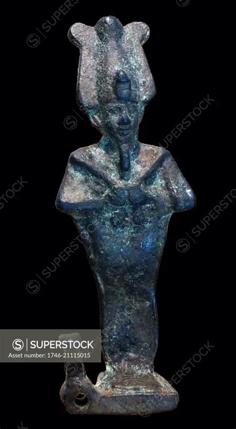 Statuette Of The God Ancient Egyptian God Osiris Bronze Late Period