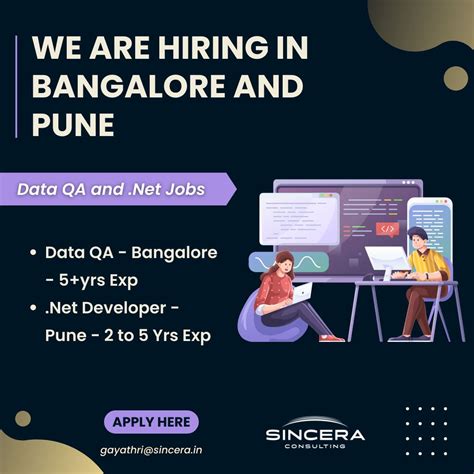 Sincera Consulting On Linkedin Dotnet Dotnetdeveloper Dotnetjobs