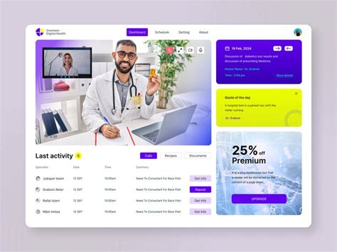 Digital Health System Ui In 2024 Digital Health Health System Health