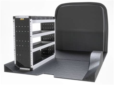 Van Guard Silver Trade Van Racking Package Nearside For Peugeot