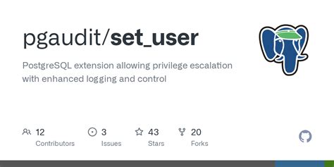 GitHub Pgaudit Set User PostgreSQL Extension Allowing Privilege