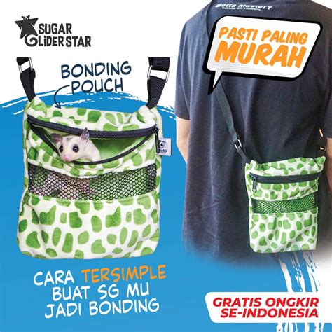 Jual Sugar Glider Star Travel Pouch Bonding Tas Sugar Glider Shopee