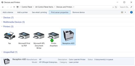 Remove Printer Windows 7