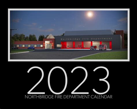 2023 Nfd Calendar Northbridge Fire Department