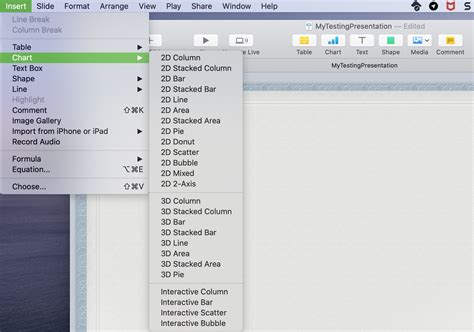 How To Add Charts To Keynote Slides On Mac Ipad And Iphone