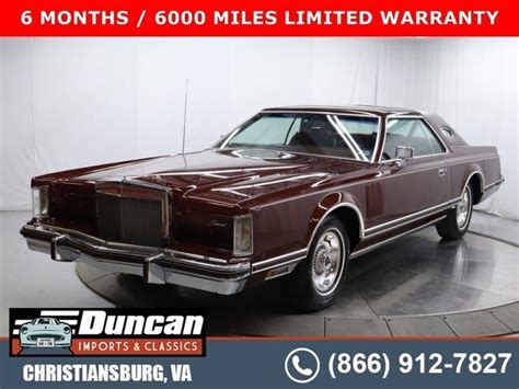 Lincoln Continental Mark V Classic Cars For Sale Classics On Autotrader