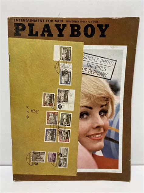 PLAYBOY MAGAZINE NOVEMBRE 1964 Playmate Kai Brendlinger EUR 11 86