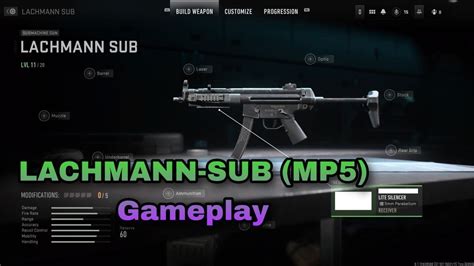 Modern Warfare Beta LACHMANN SUB MP Gameplay YouTube