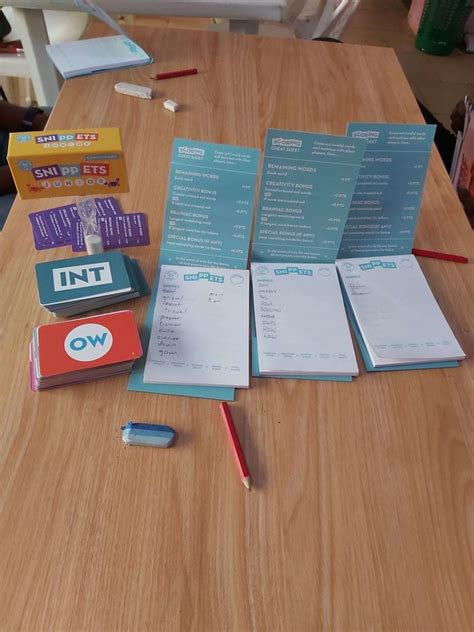 Snippets Game Rules How To Play Snippets