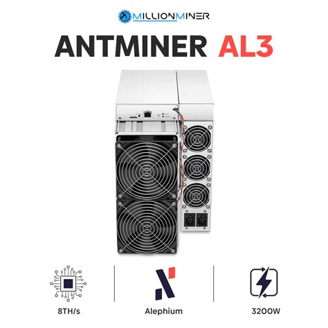 Bitmain Antminer AL3 8Th MILLIONMINER